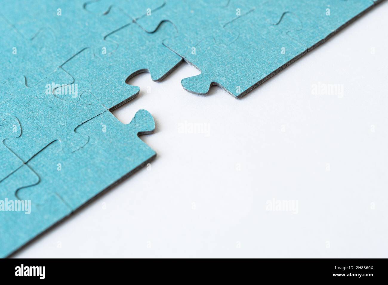 Concept searching a solution for a problem. the missing puzzle. one ...