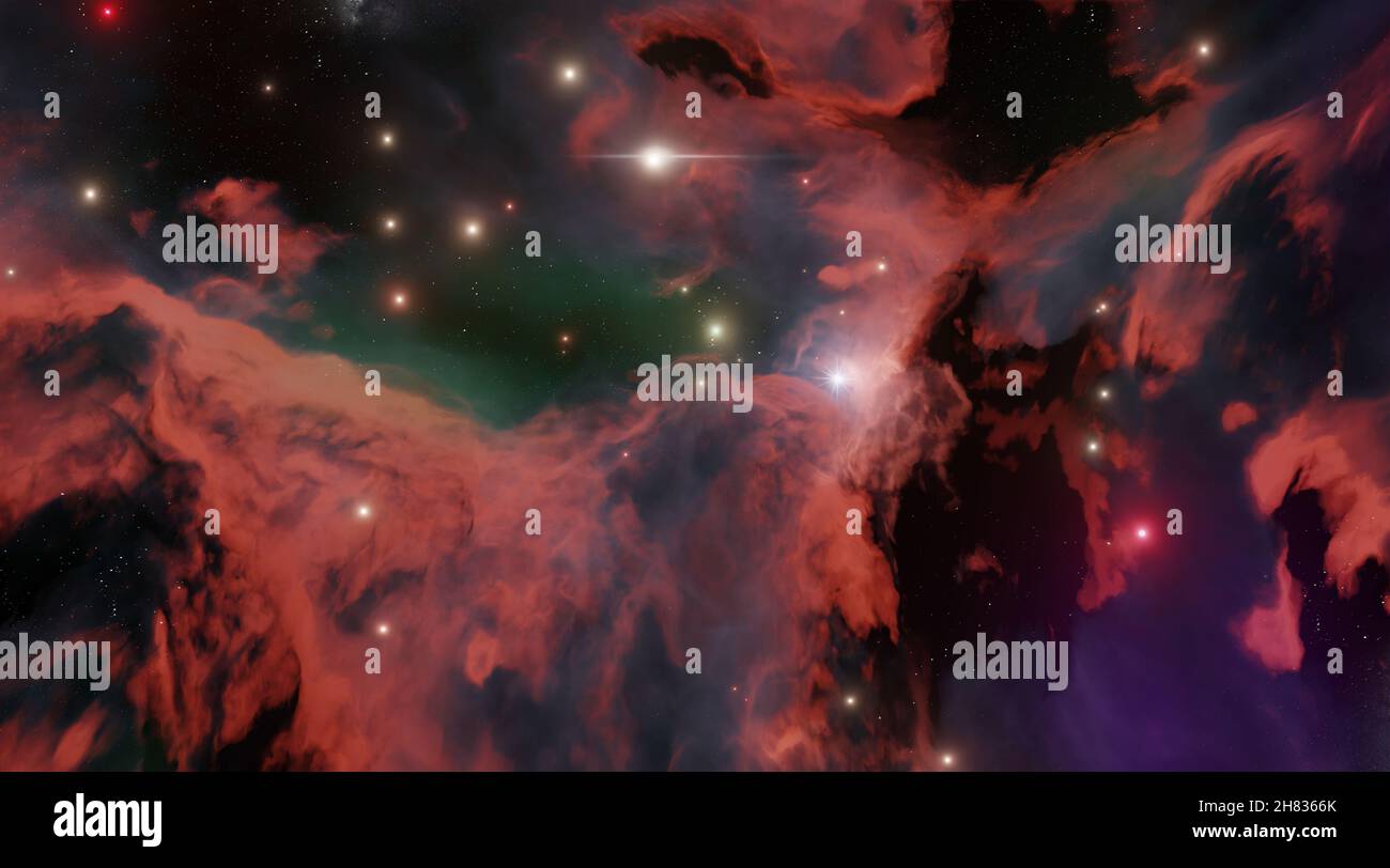 Multicolor space galaxy abstract background hi-res stock photography ...