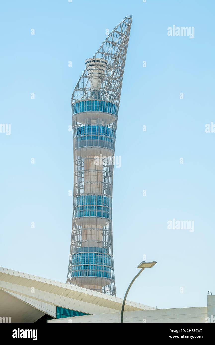 The Khalifa International Stadium and Aspire Tower in Doha, The stadium ...