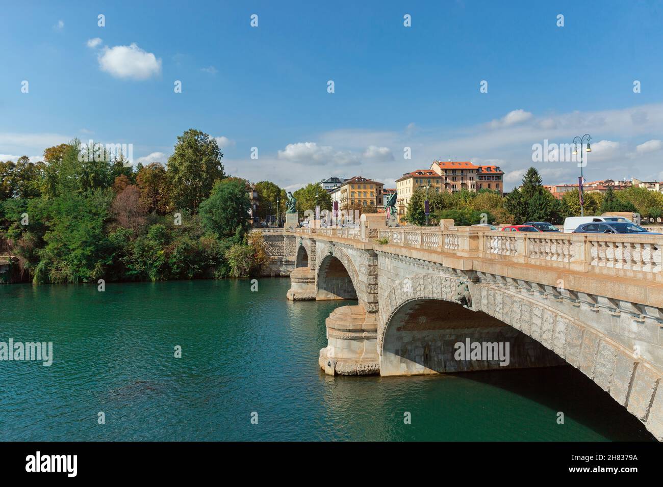 Turin the bridge umberto i hi-res stock photography and images - Alamy