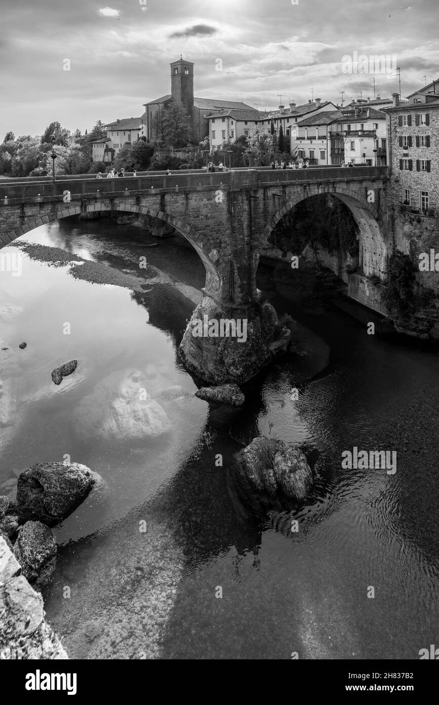 Panoramic view historic temple Black and White Stock Photos & Images ...