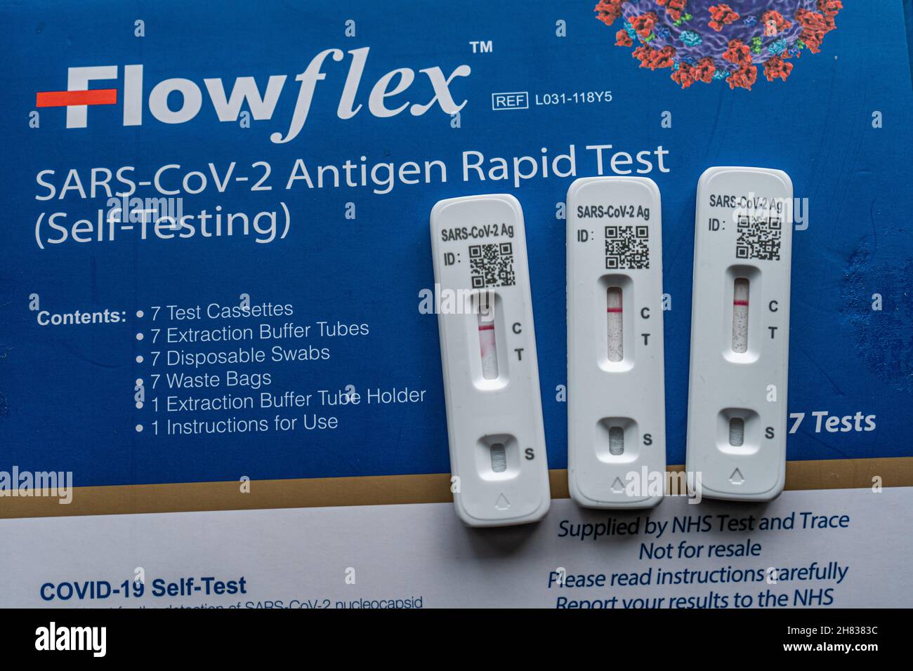 Sars-2 Cov Rapid Antigen self testing cassettes Stock Photo - Alamy