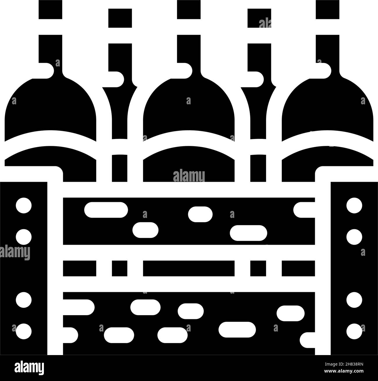 wine box glyph icon vector illustration Stock Vector Image & Art - Alamy