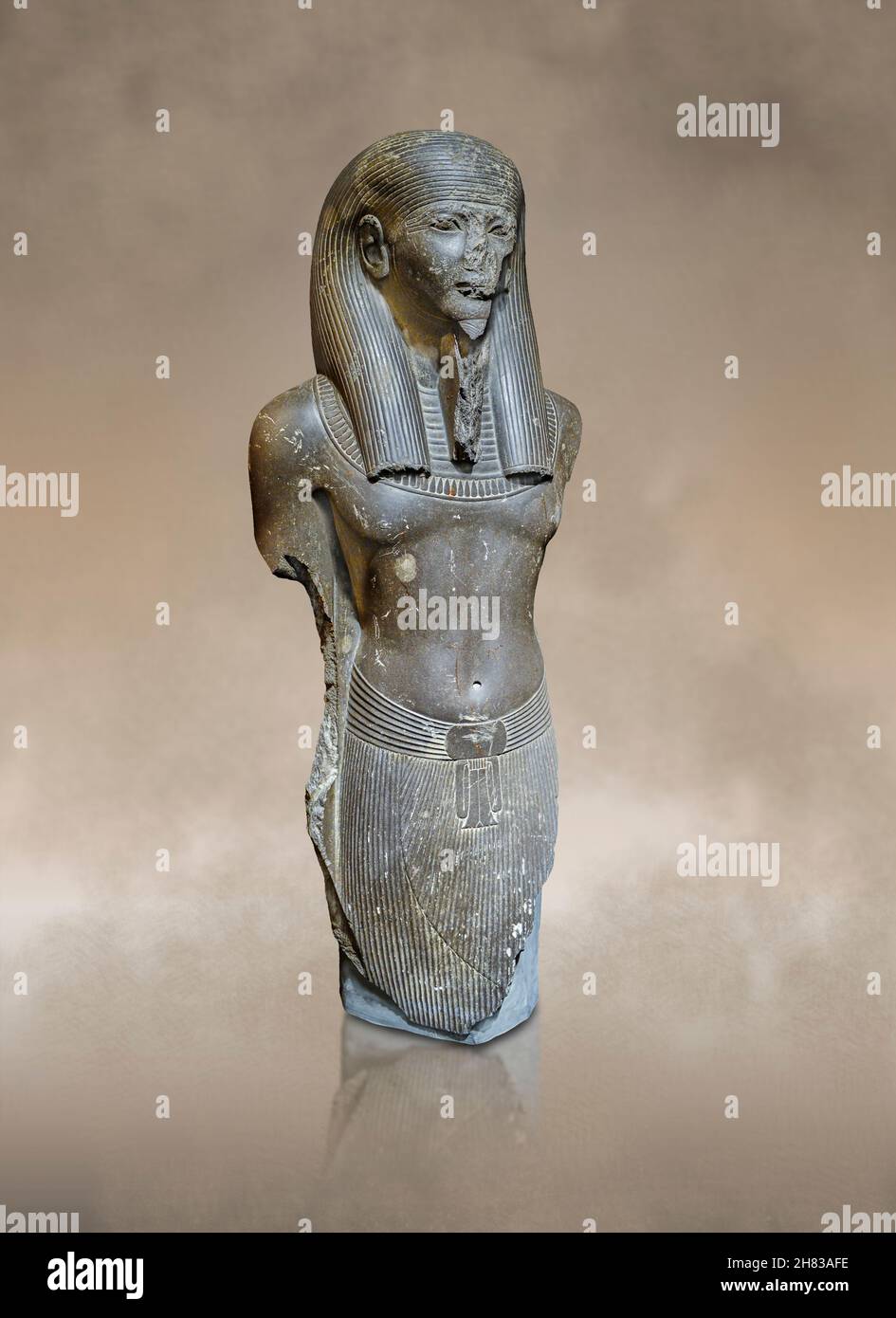 Ancient Egyptian statue of the god Imi-khent-wer, 1304–1237 BC; 19th ...