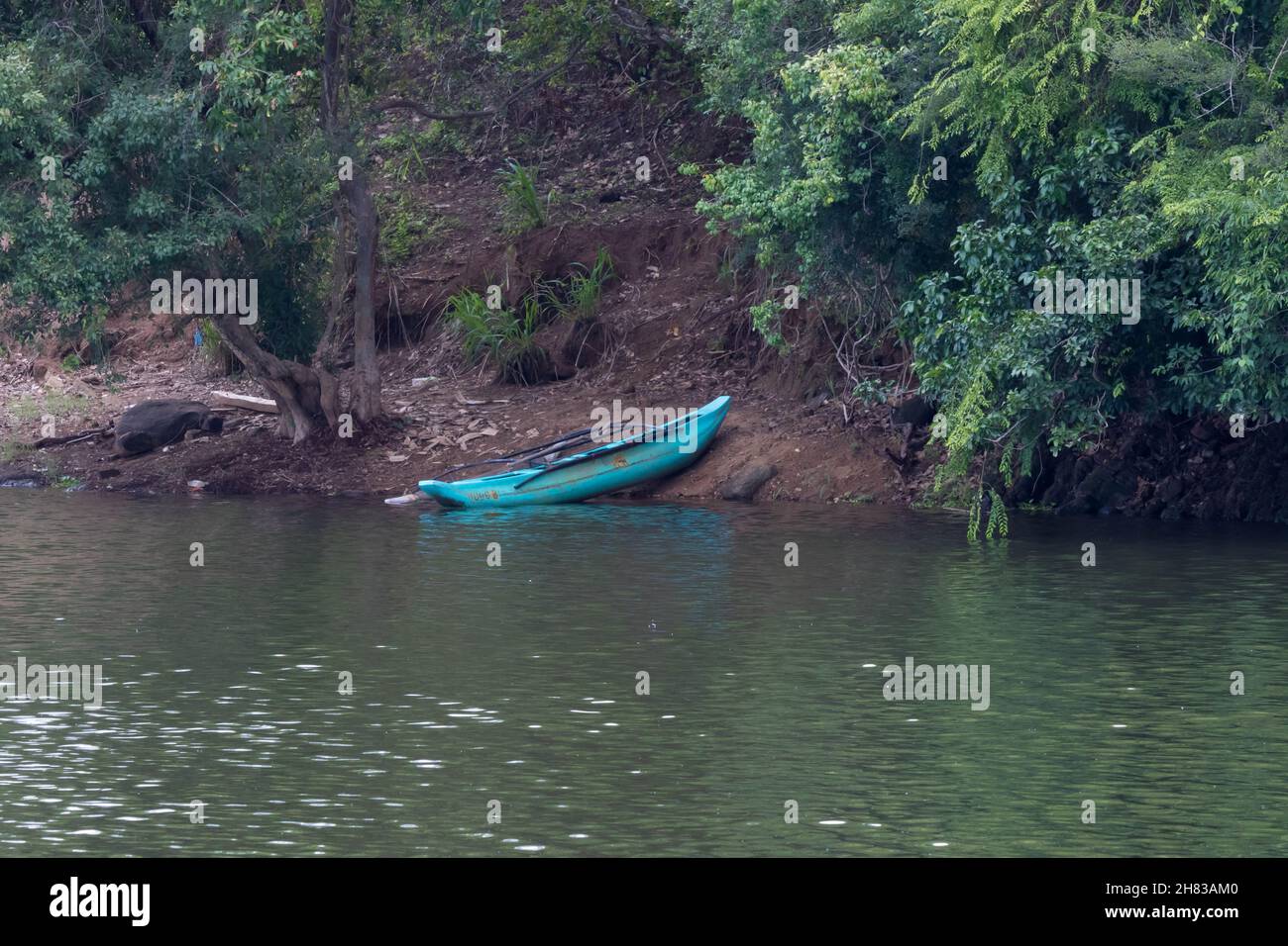 Sky and canoe landscape landscape calm hi-res stock photography and ...