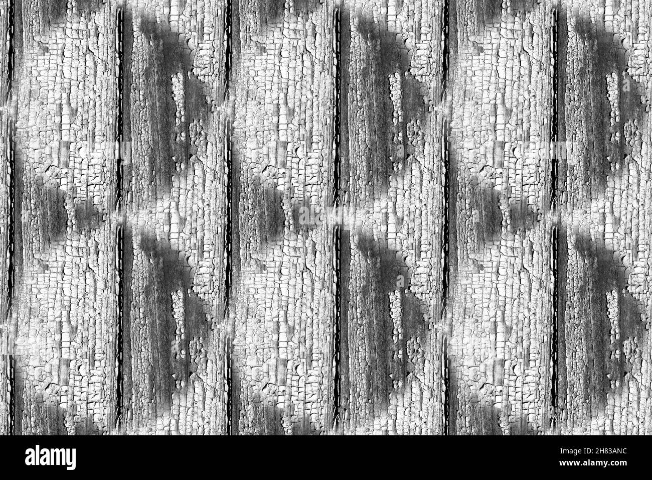 Seamless Cracked Wood. Paint Shabby Frame. Break Vintage Surface. Grey ...