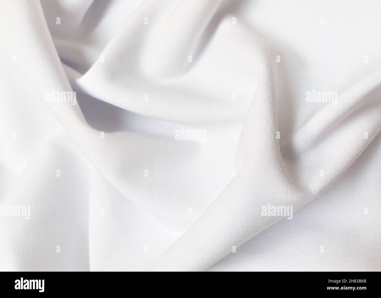 Satin white wave pattern hi-res stock photography and images - Alamy