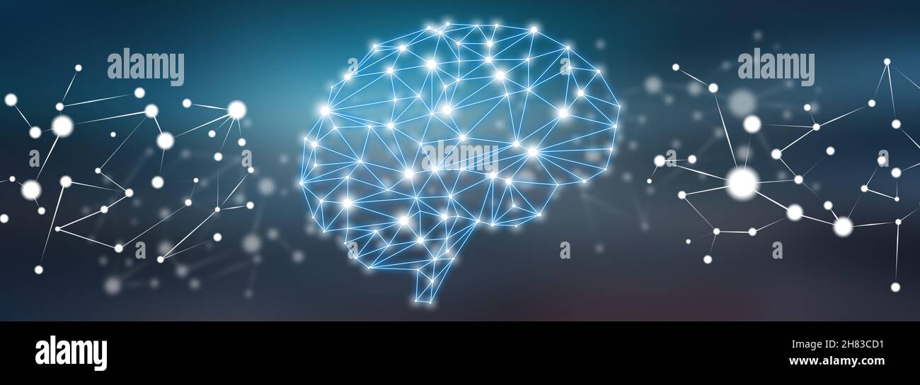 Illustration of an artificial intelligence concept Stock Photo - Alamy