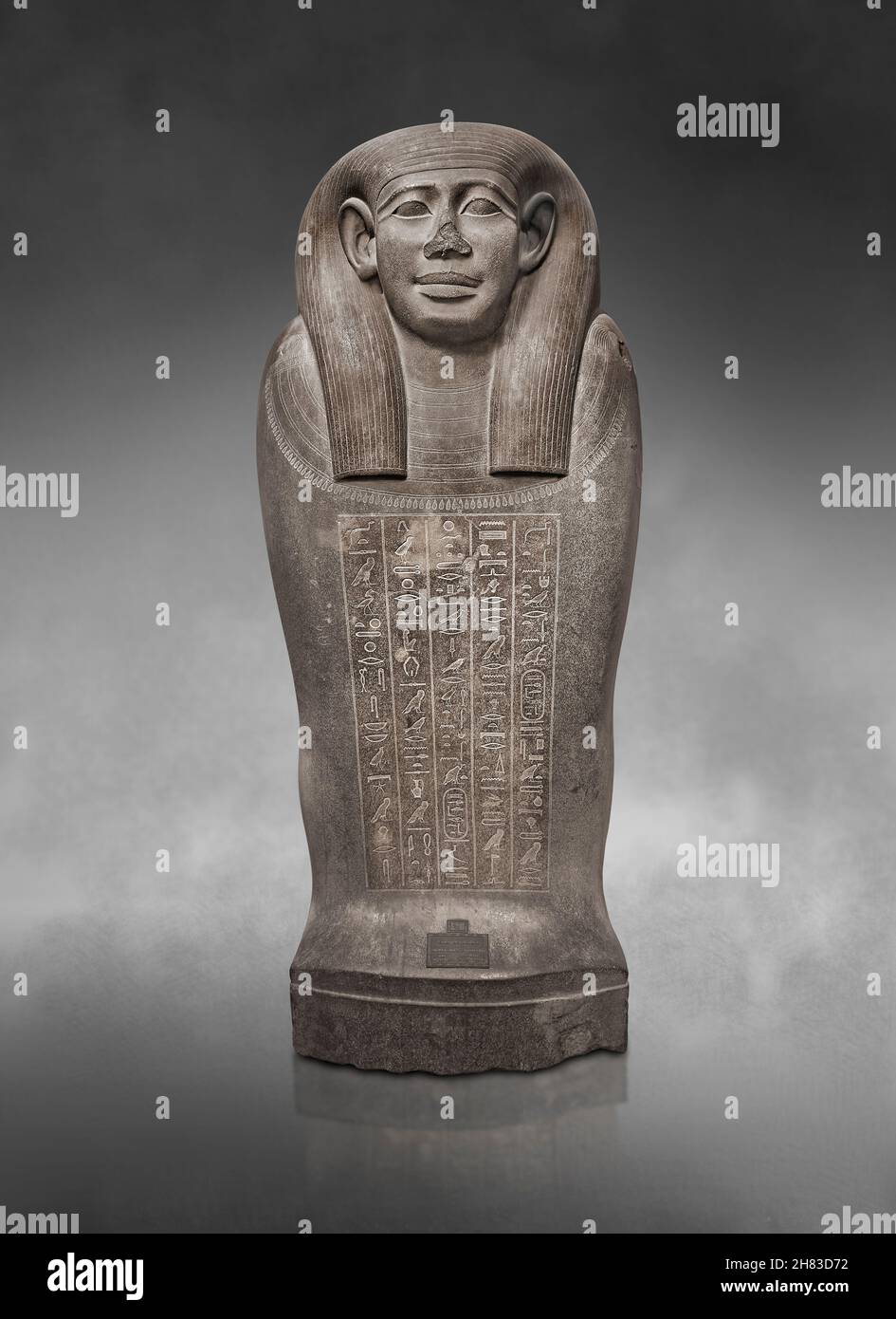 Ancient Egyptian stone mummy sarcophagus lid of Konigin Chedeb-Neith ...
