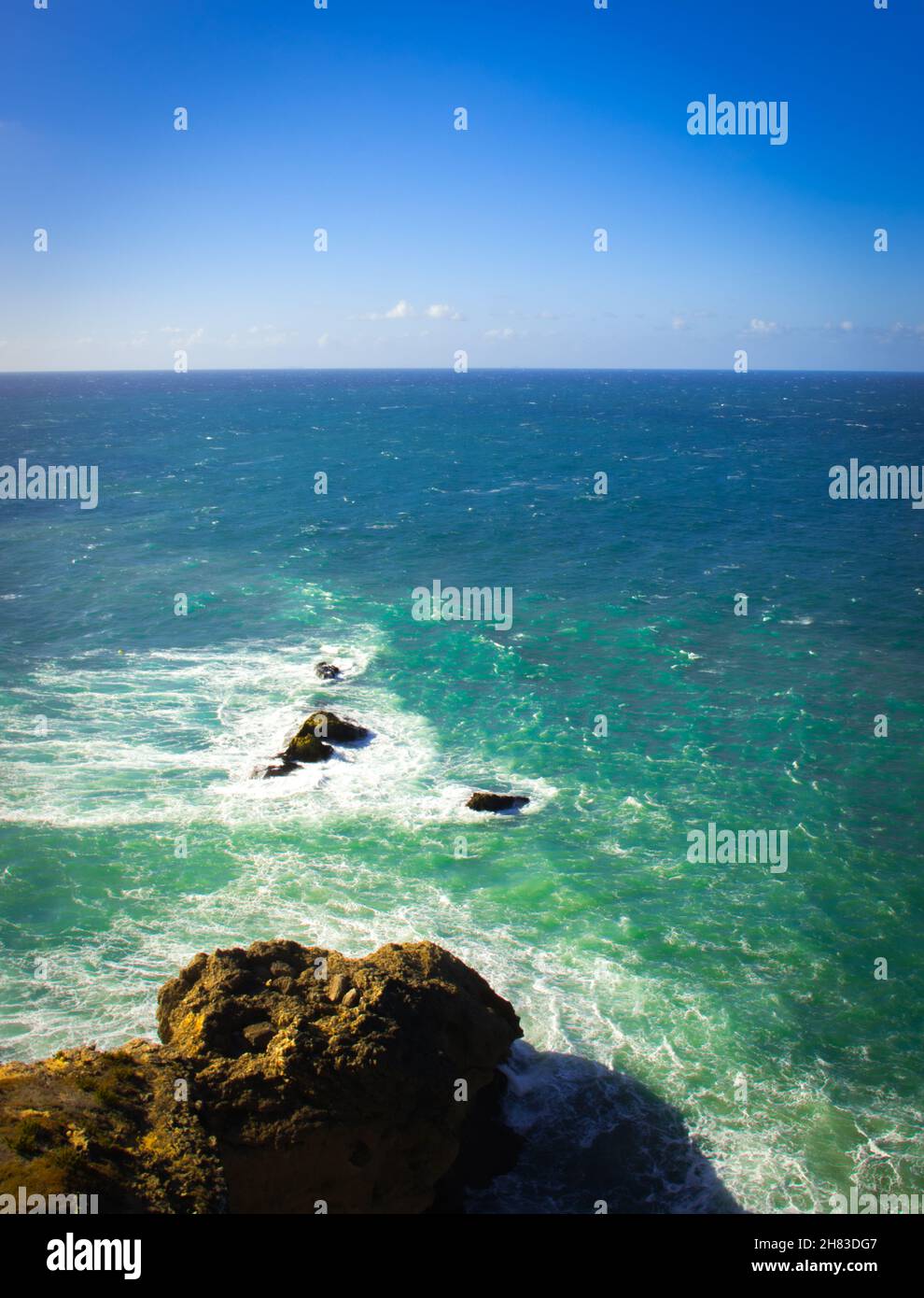Rocks Out In The Coast Stock Photo - Alamy