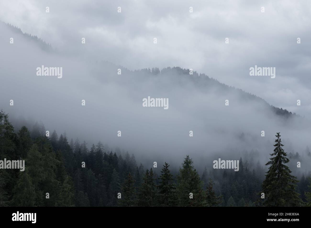 Rainy day in the alps hi-res stock photography and images - Alamy