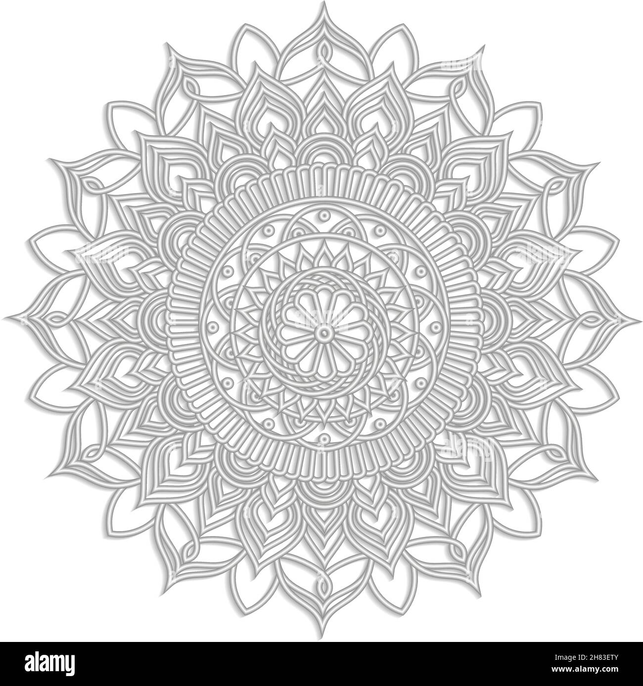 Dreamy gradient mandala background Vector background for yoga ...