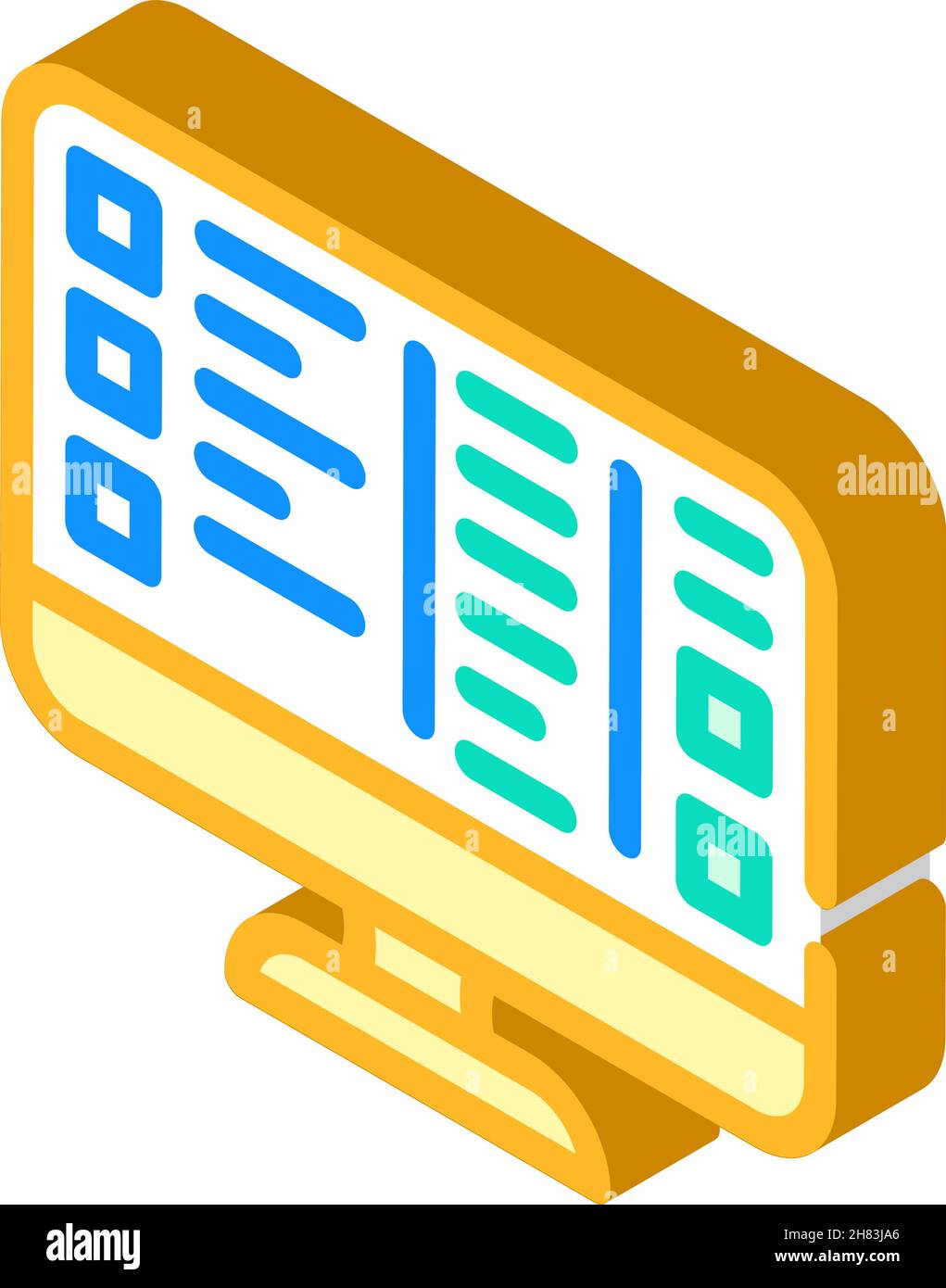 crm crew resource management isometric icon vector illustration Stock ...