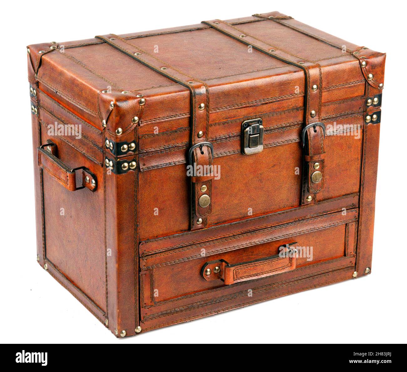 Old trunk damaged chest hi-res stock photography and images - Alamy
