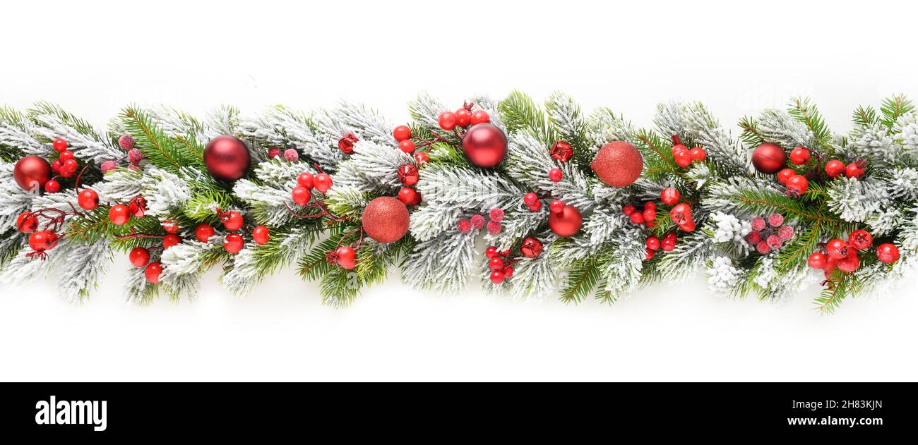 Christmas border banner wide hi-res stock photography and images - Alamy