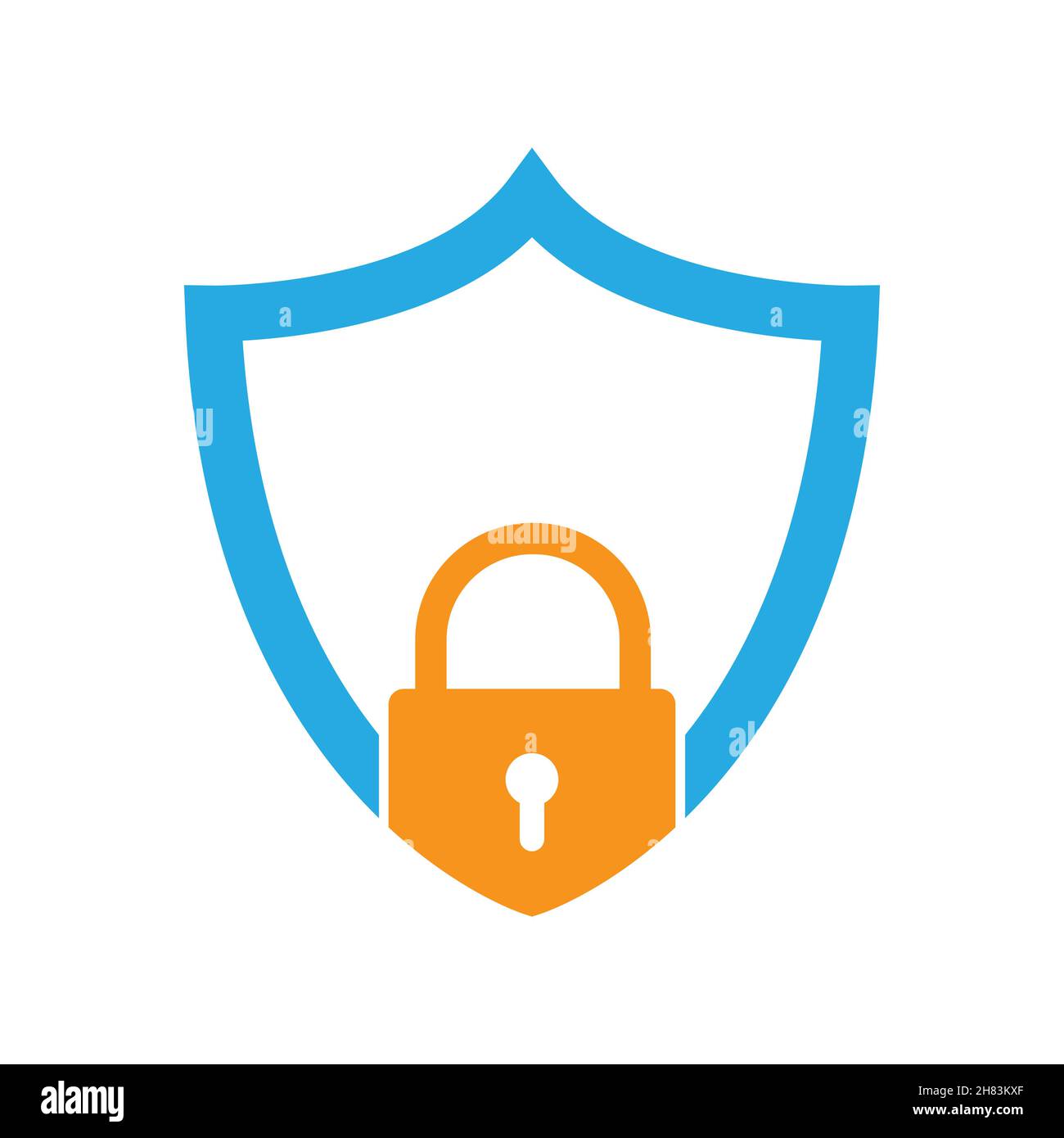 Security shield icon. Shield with lock icon. Vector illustration ...