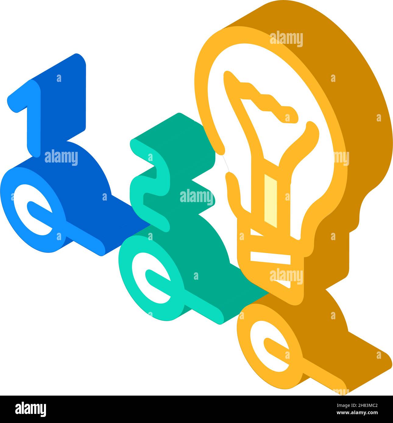 innovation data science isometric icon vector illustration Stock Vector ...