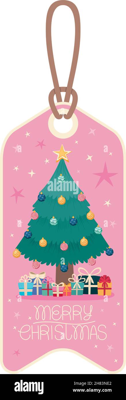 holiday label illustration Stock Vector Image & Art - Alamy
