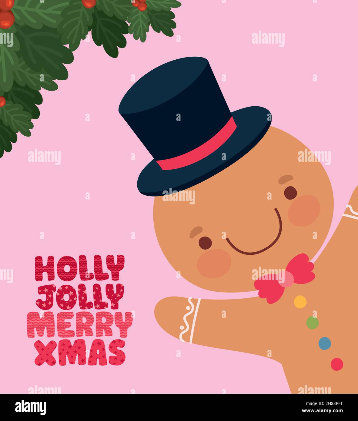 gingerbread man poster design Stock Vector Image & Art - Alamy