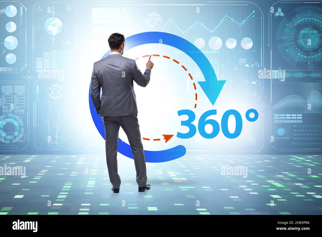 360 degree customer view for the marketing purposes Stock Photo - Alamy