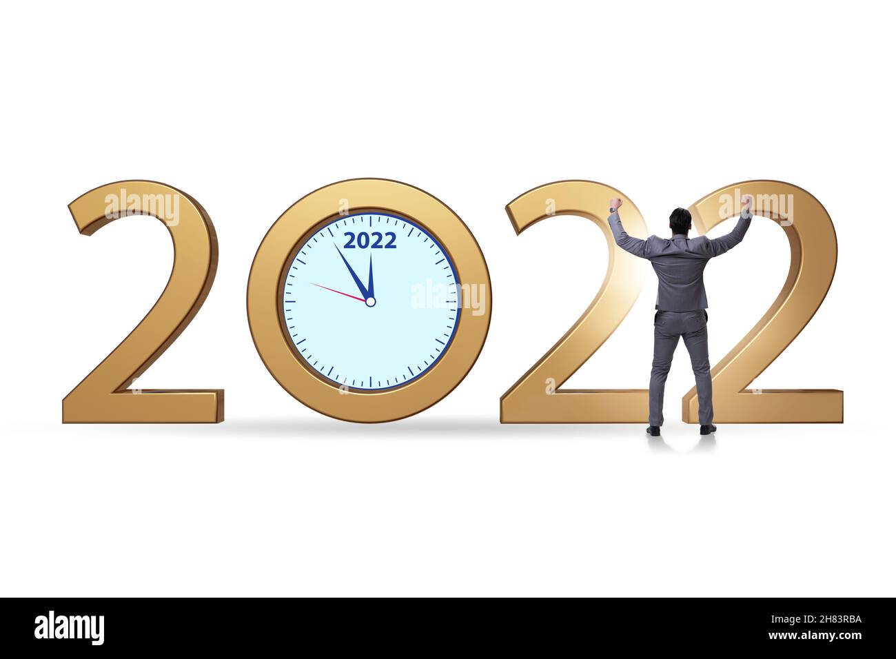 Concept of the new year of 2022 Stock Photo - Alamy