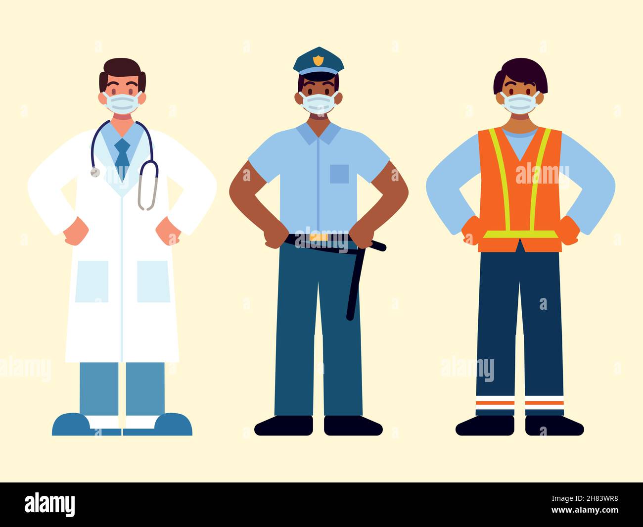 men different professions set Stock Vector Image & Art - Alamy