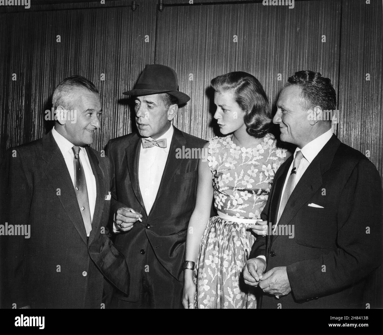 Director WILLIAM WYLER HUMPHREY BOGART his Wife LAUREN BACALL and ...