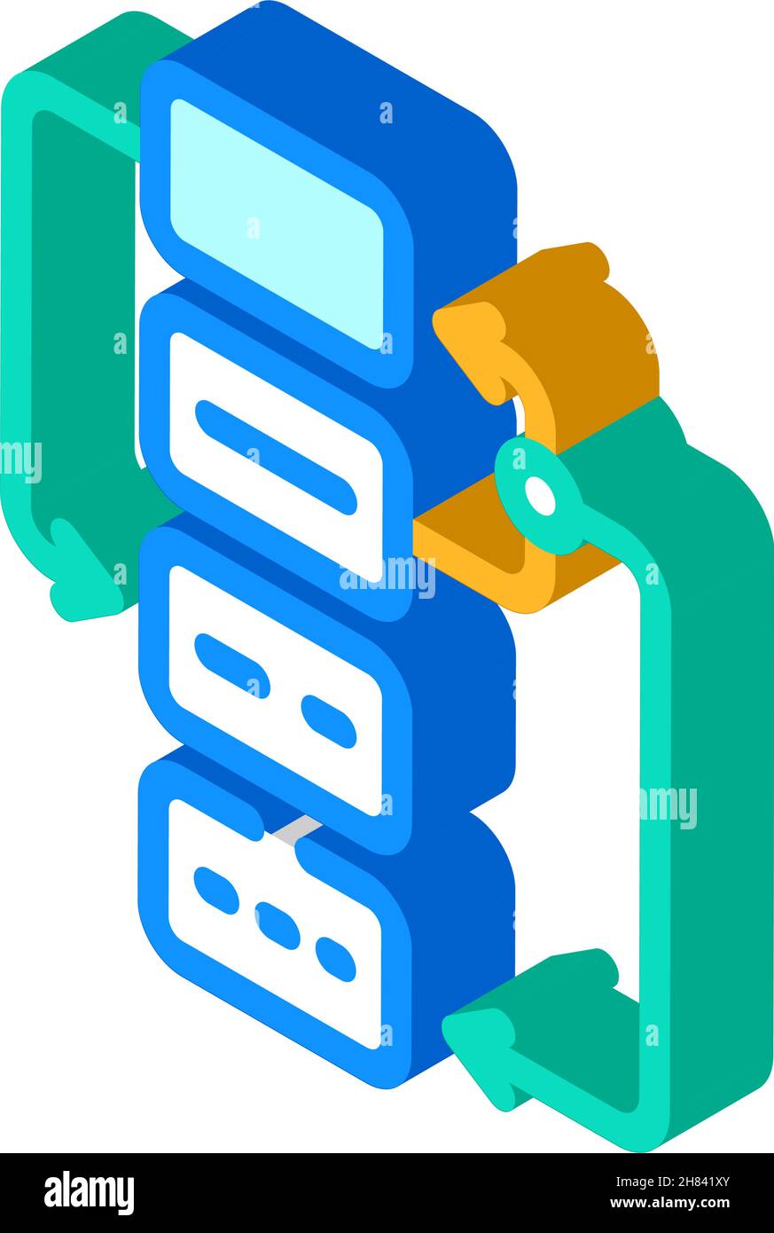 Stages of thinking vector Stock Vector Images - Alamy