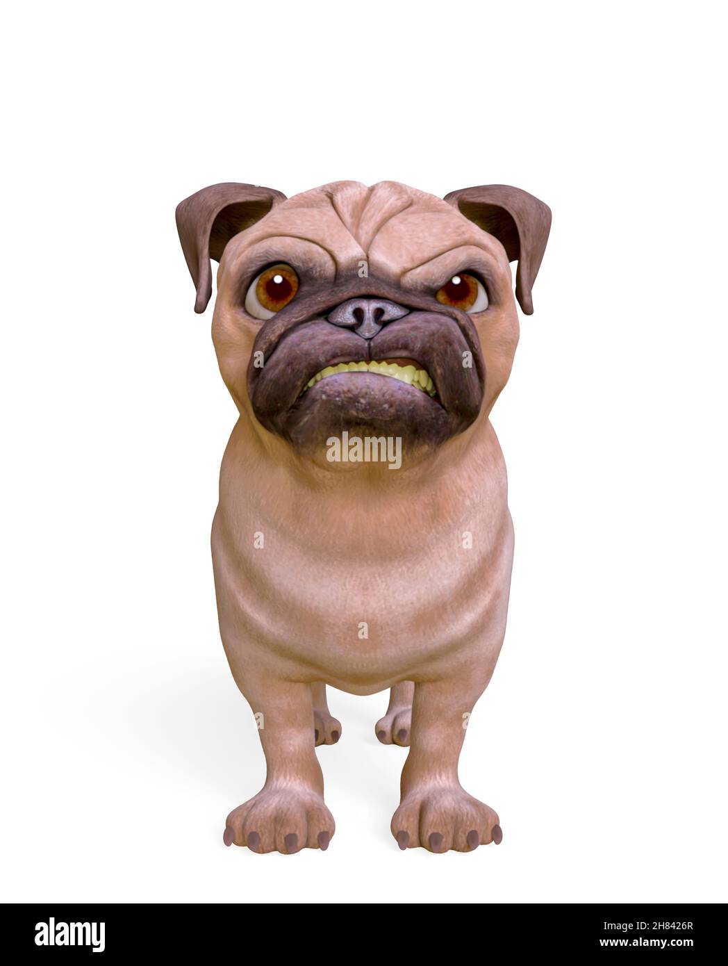 Cartoon boy with pug hi-res stock photography and images - Alamy