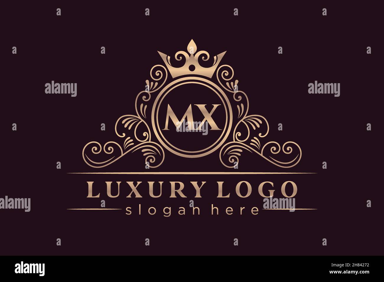 Mx template Stock Vector Images - Alamy