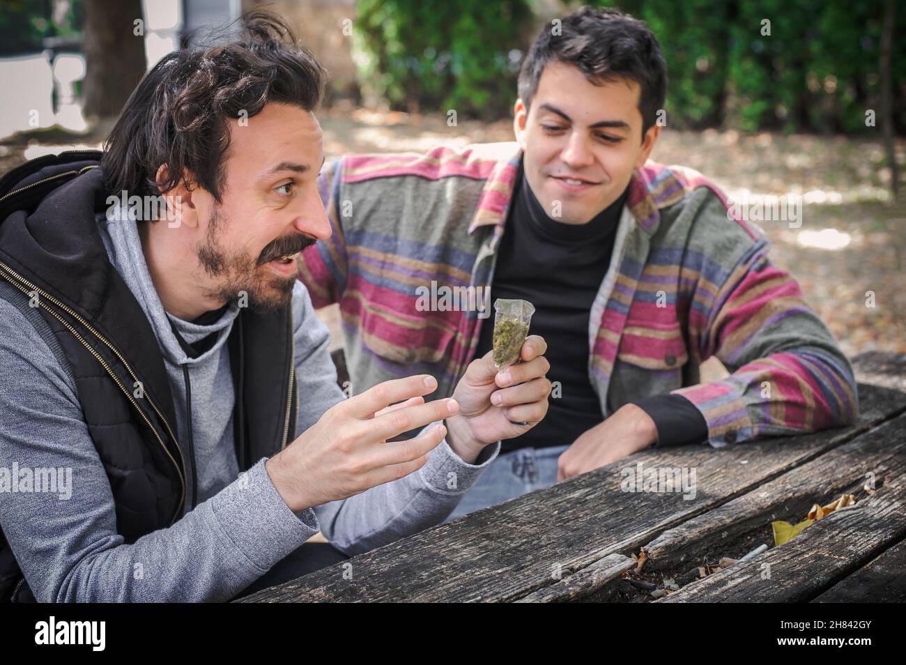 Marijuana cigarette and package hi-res stock photography and images - Alamy