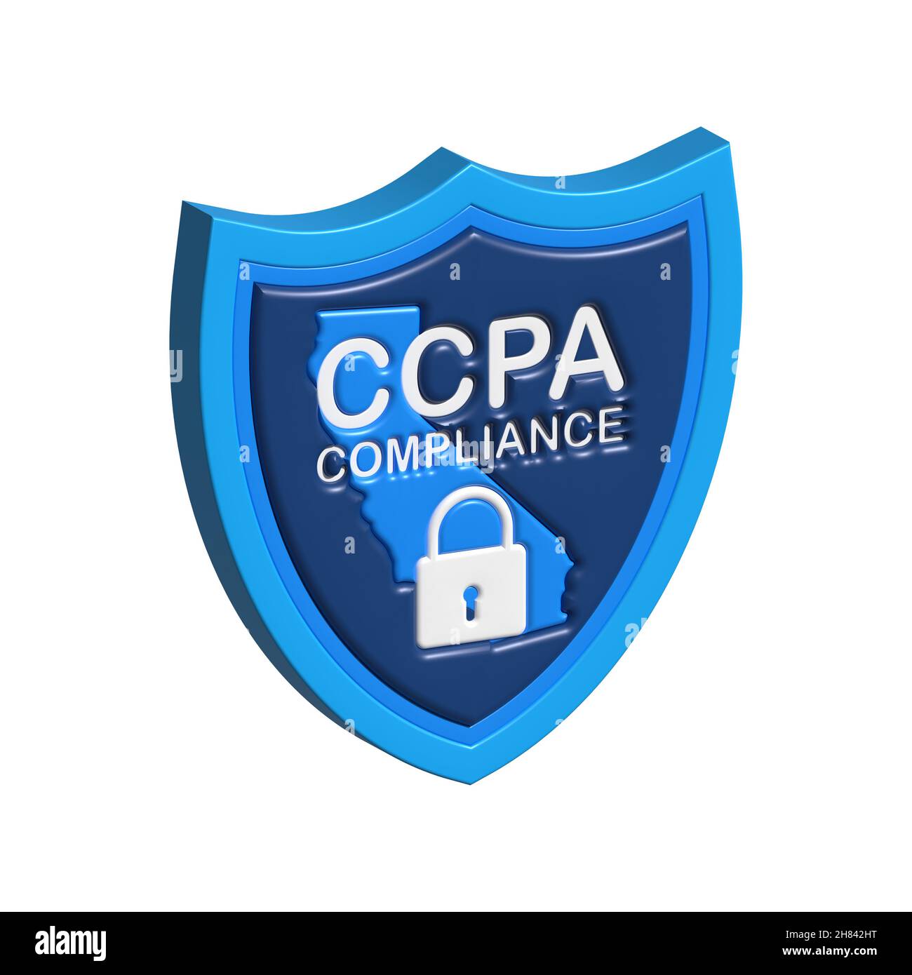 Ccpa, great design for any purposes. Security icon. Website information ...
