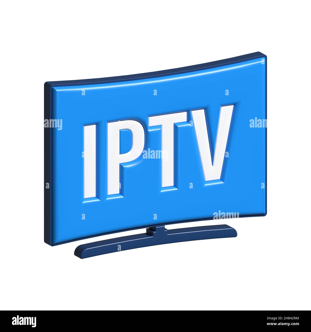 Iptv Badge, icon, logo 3D stock illustration Stock Photo - Alamy
