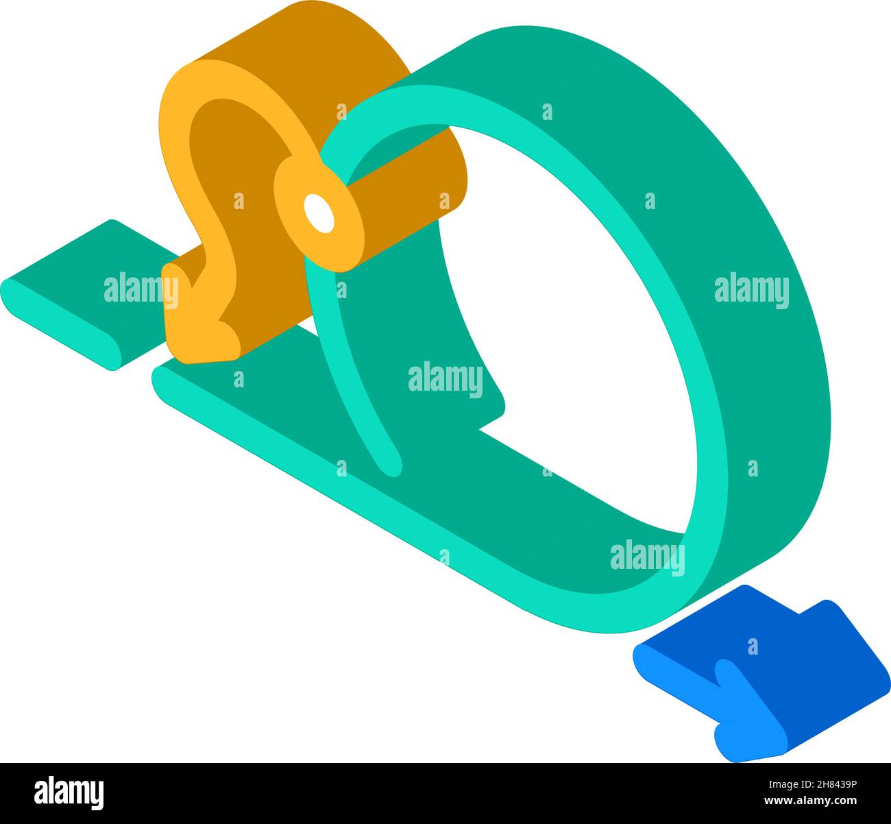 return back isometric icon vector illustration Stock Vector Image & Art ...