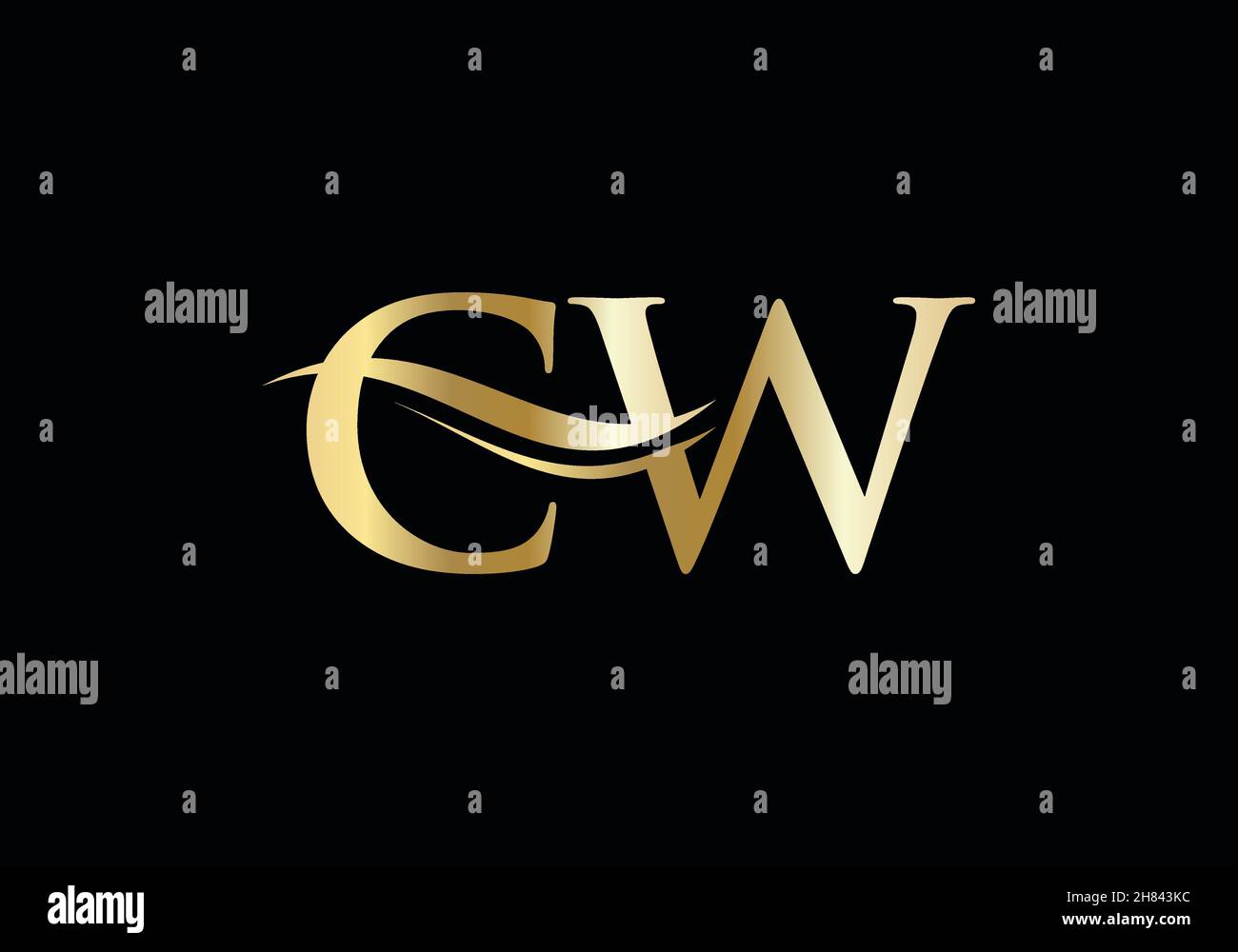 Cw logo hi-res stock photography and images - Alamy