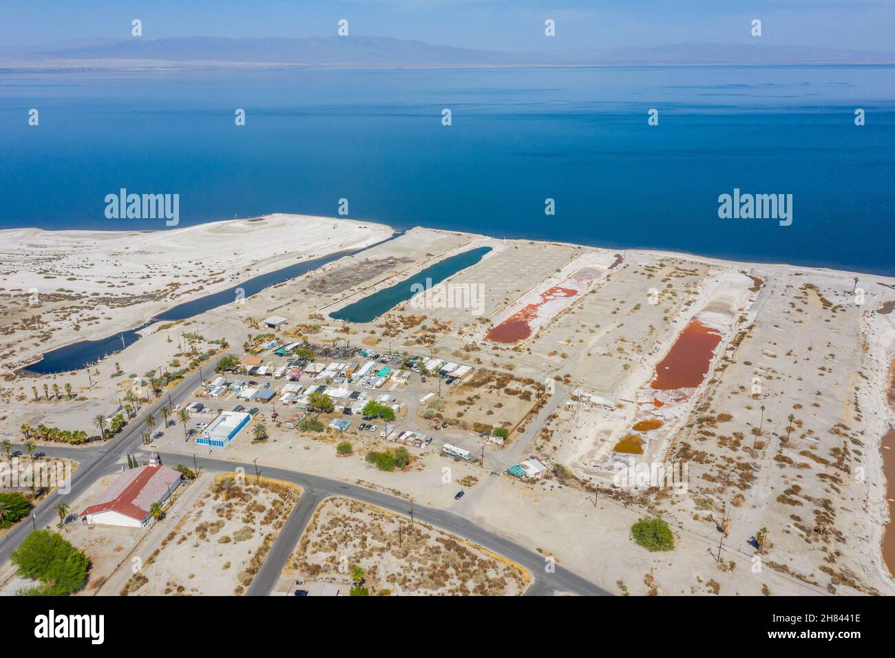 Sultan Sea, Desert Shores, California Stock Photo - Alamy