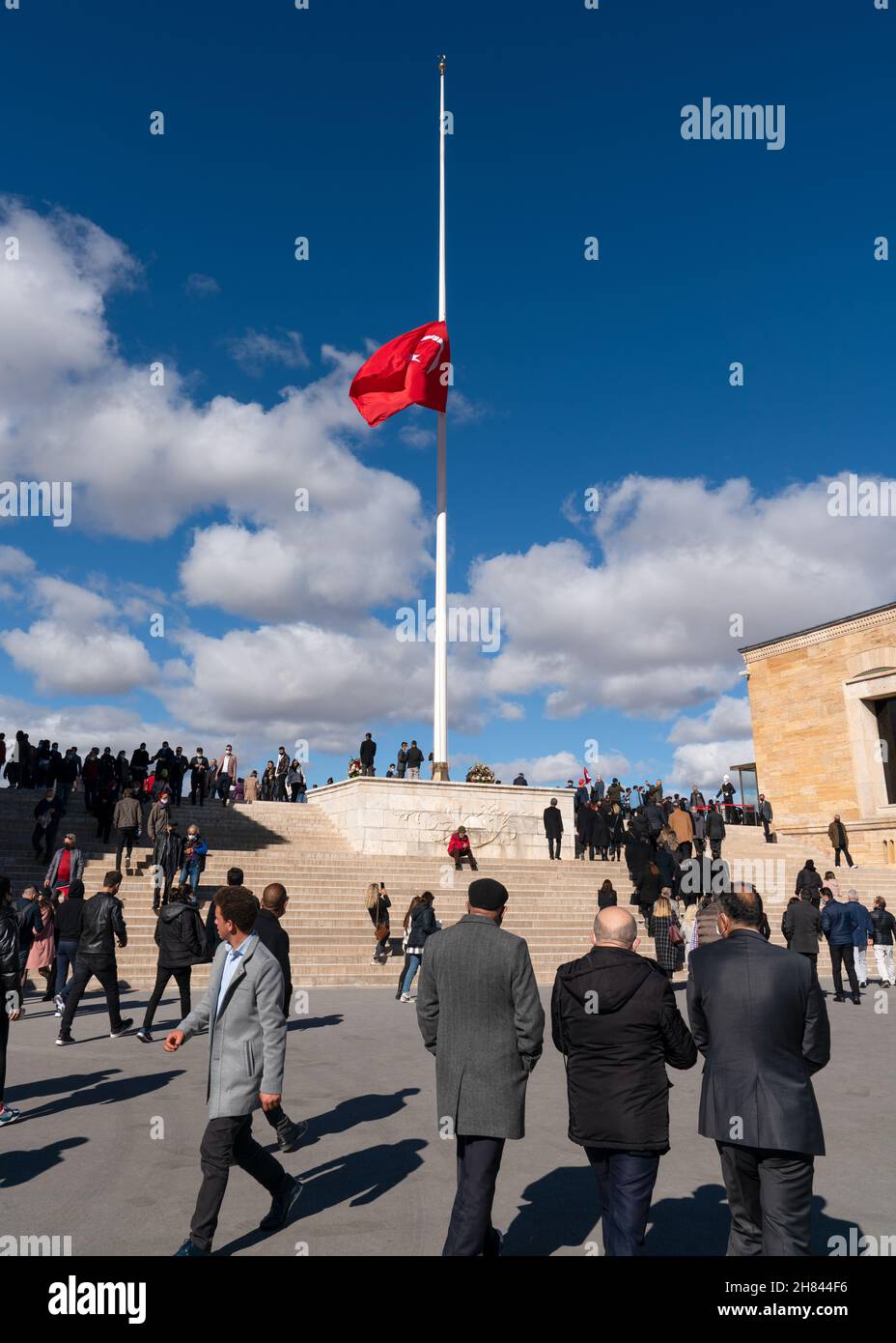 Ankara, Turkey - November 10 2021: On this day, which is the ...