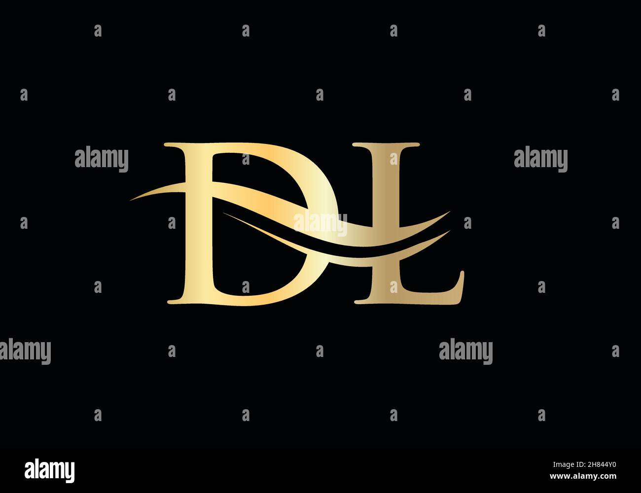 Initial DL letter linked logo vector template. Swoosh letter DL logo ... Initial DL letter linked logo vector template. Swoosh letter DL logo ...