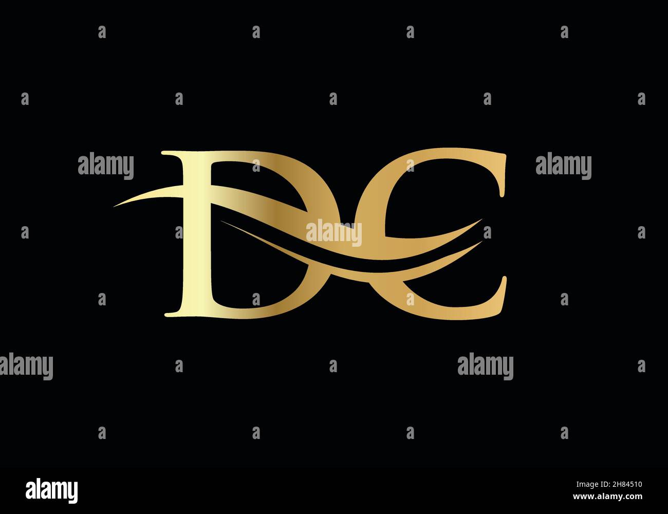 DC Linked Logo for business and company identity. Creative Letter DC ...