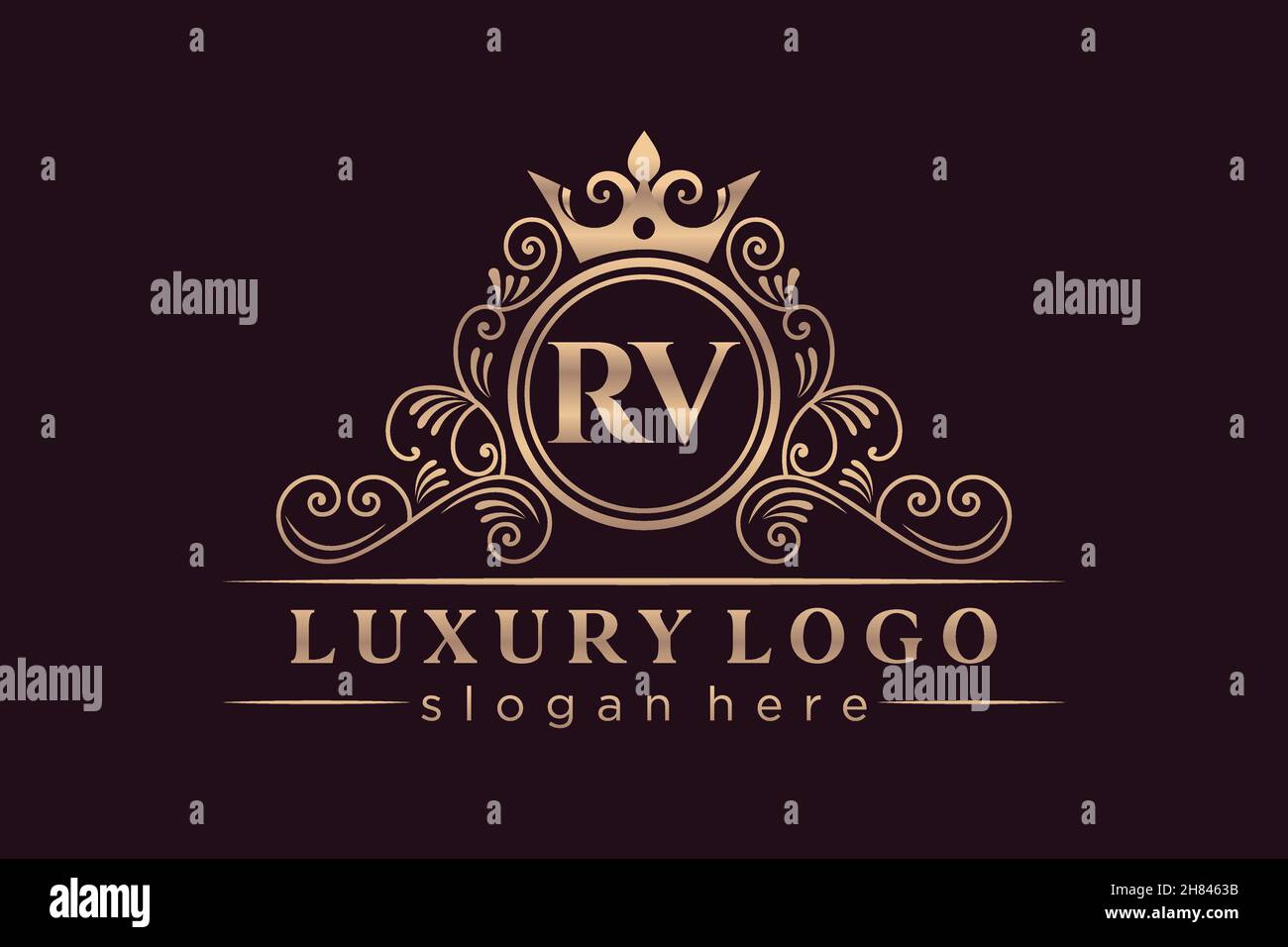 Initial rv hi-res stock photography and images - Alamy