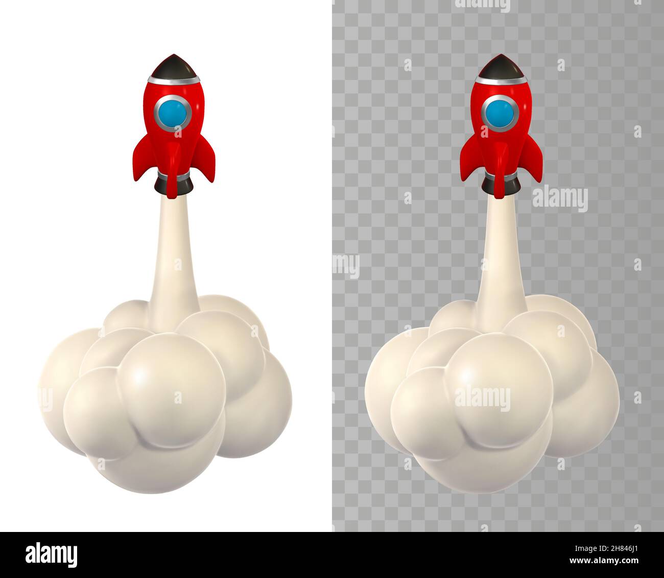 3d rocket spaceship render and draw by mesh. Realistic modern digital ...