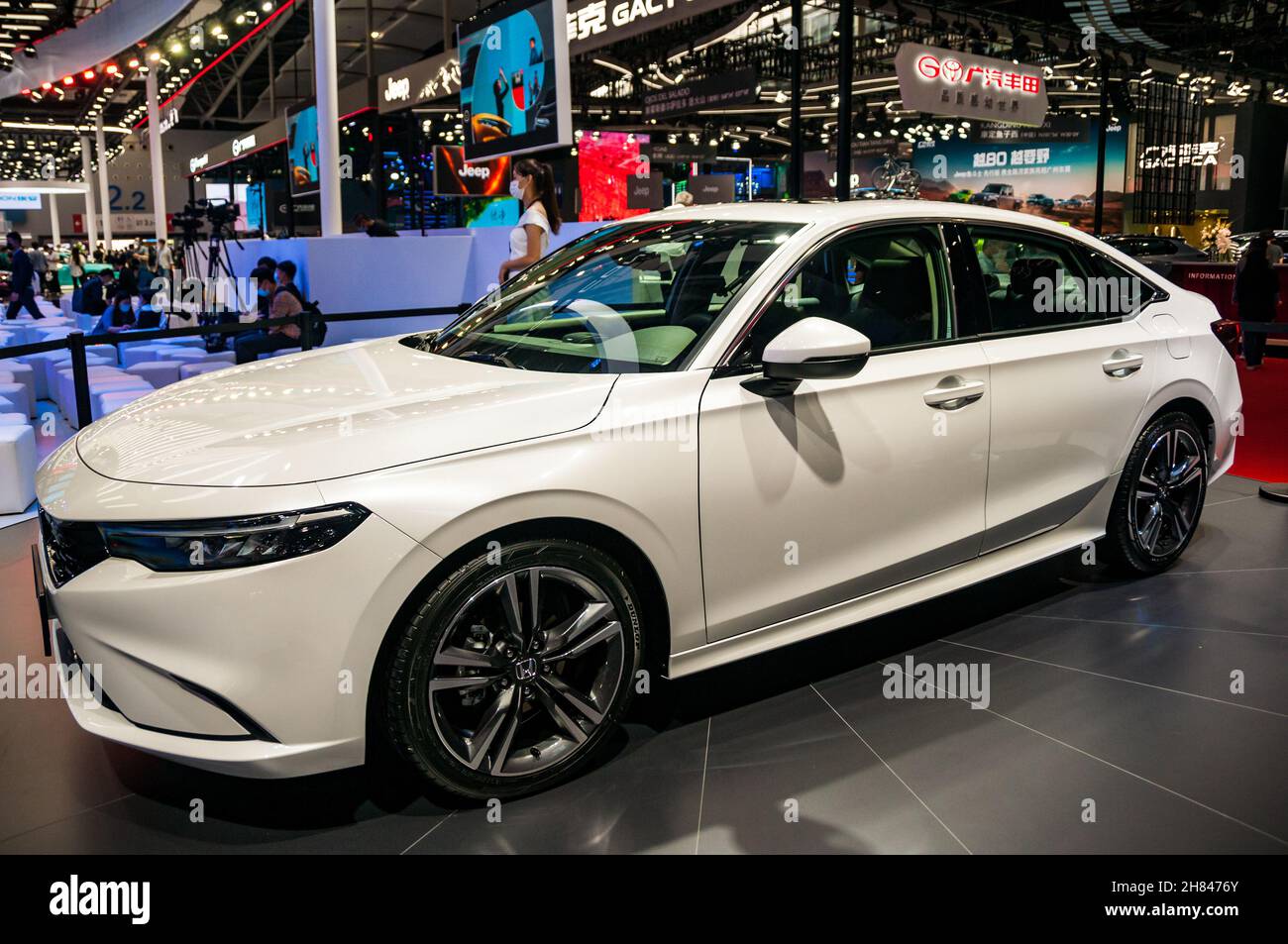 China only Honda Integra on display at the 2021 Guangzhou Auto Show ...