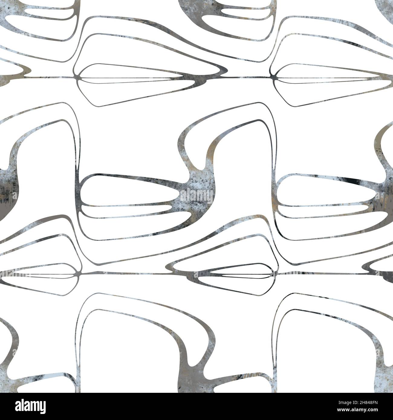 Seamless neutral and white grungy classic abstract surface pattern ...