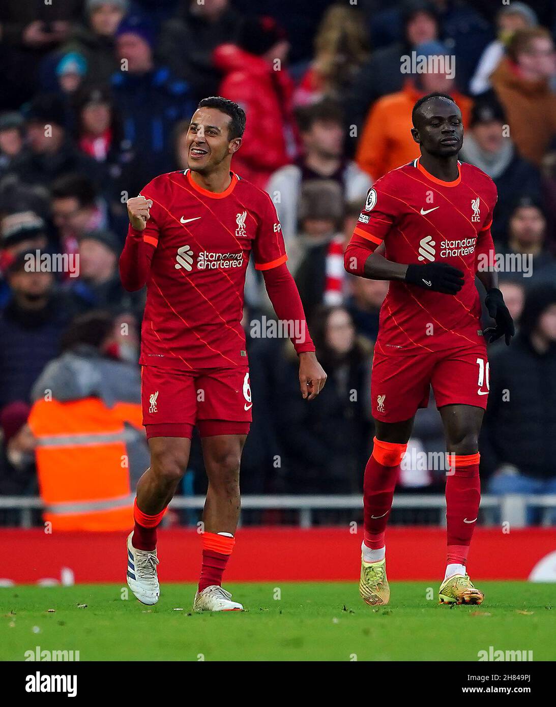 Liverpool thiago southampton hi-res stock photography and images - Alamy