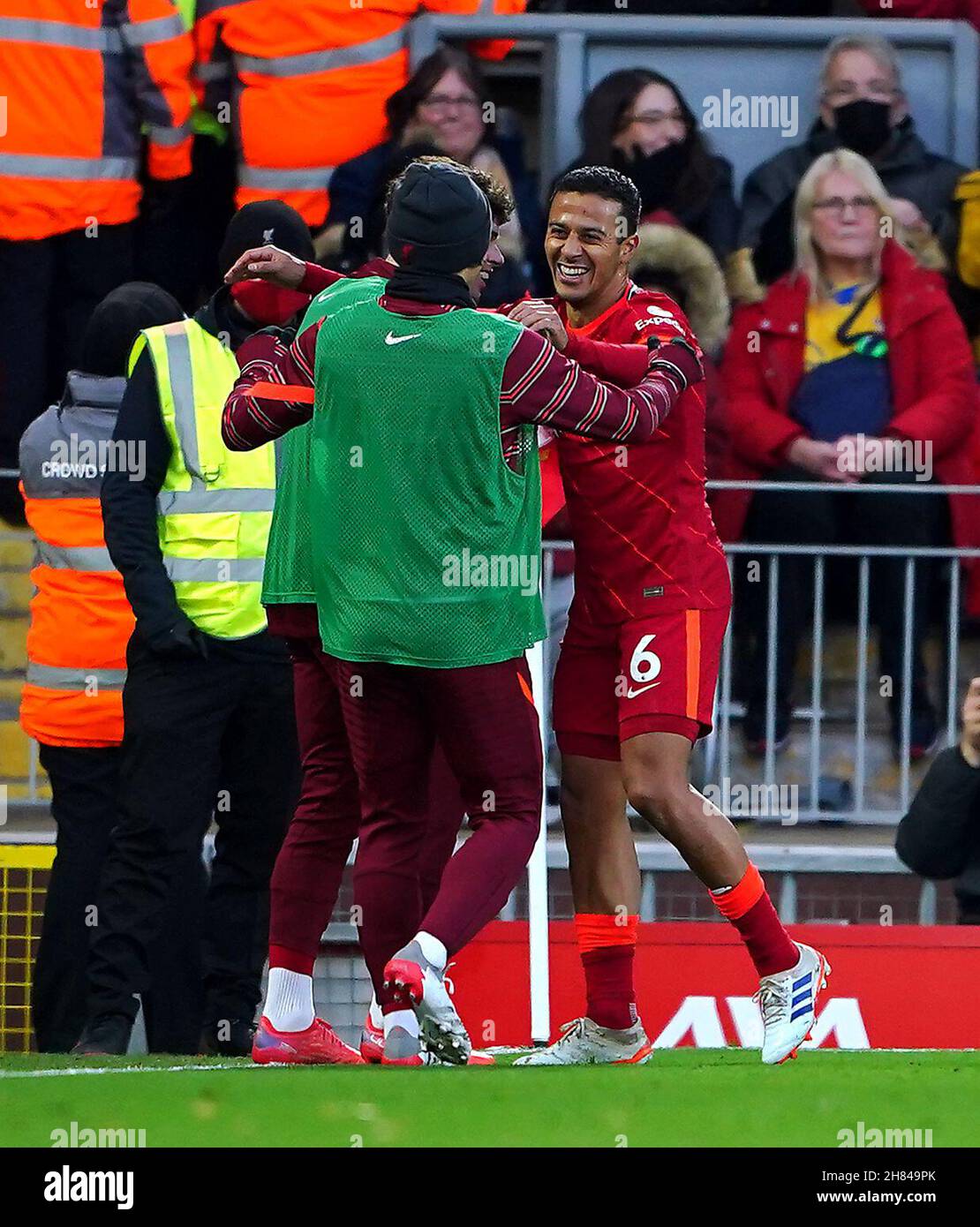 Liverpool thiago southampton hi-res stock photography and images - Alamy