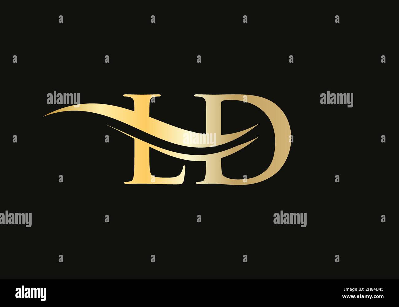 Ld letter logo hi-res stock photography and images - Alamy