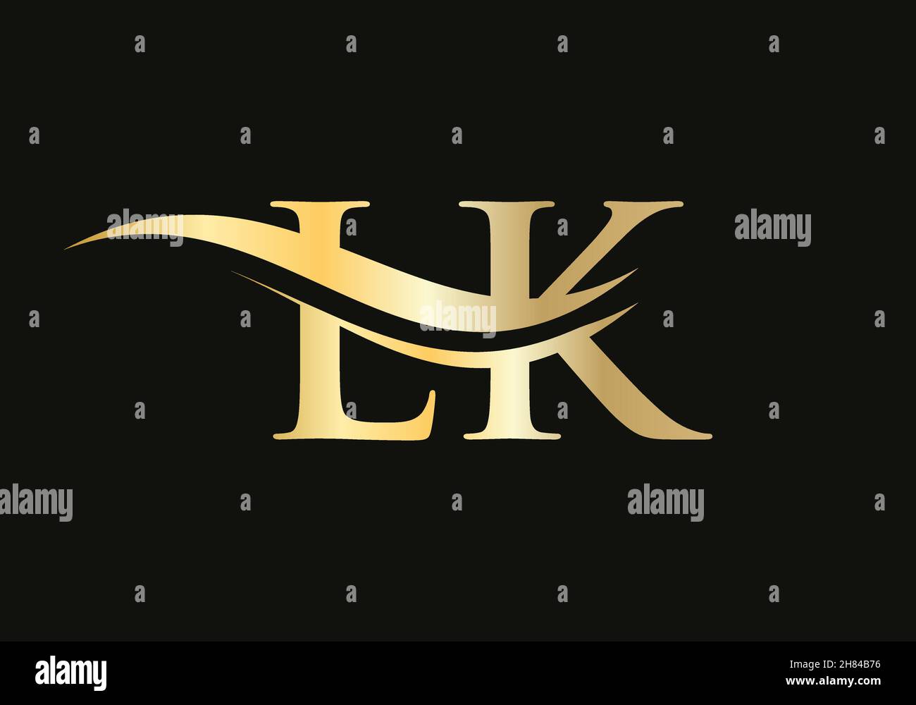 Modern LK Logo Design for business and company identity. Creative LK ...