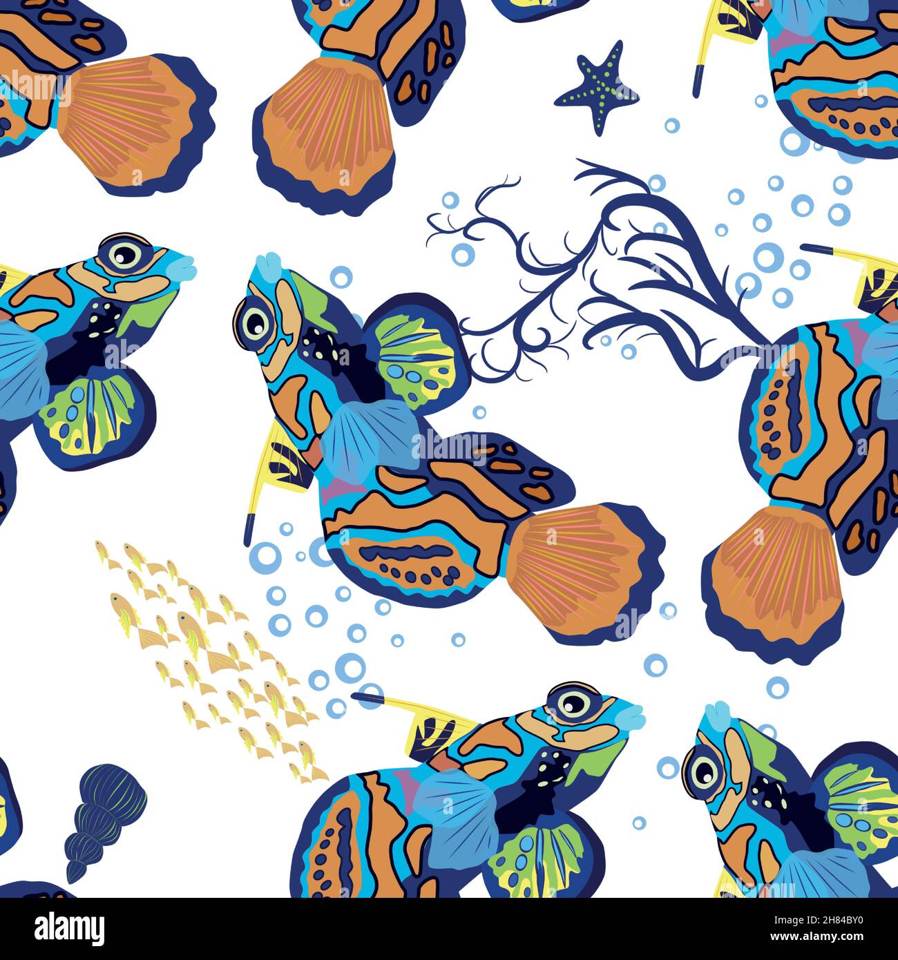 Seaweed caribbean Stock Vector Images - Alamy