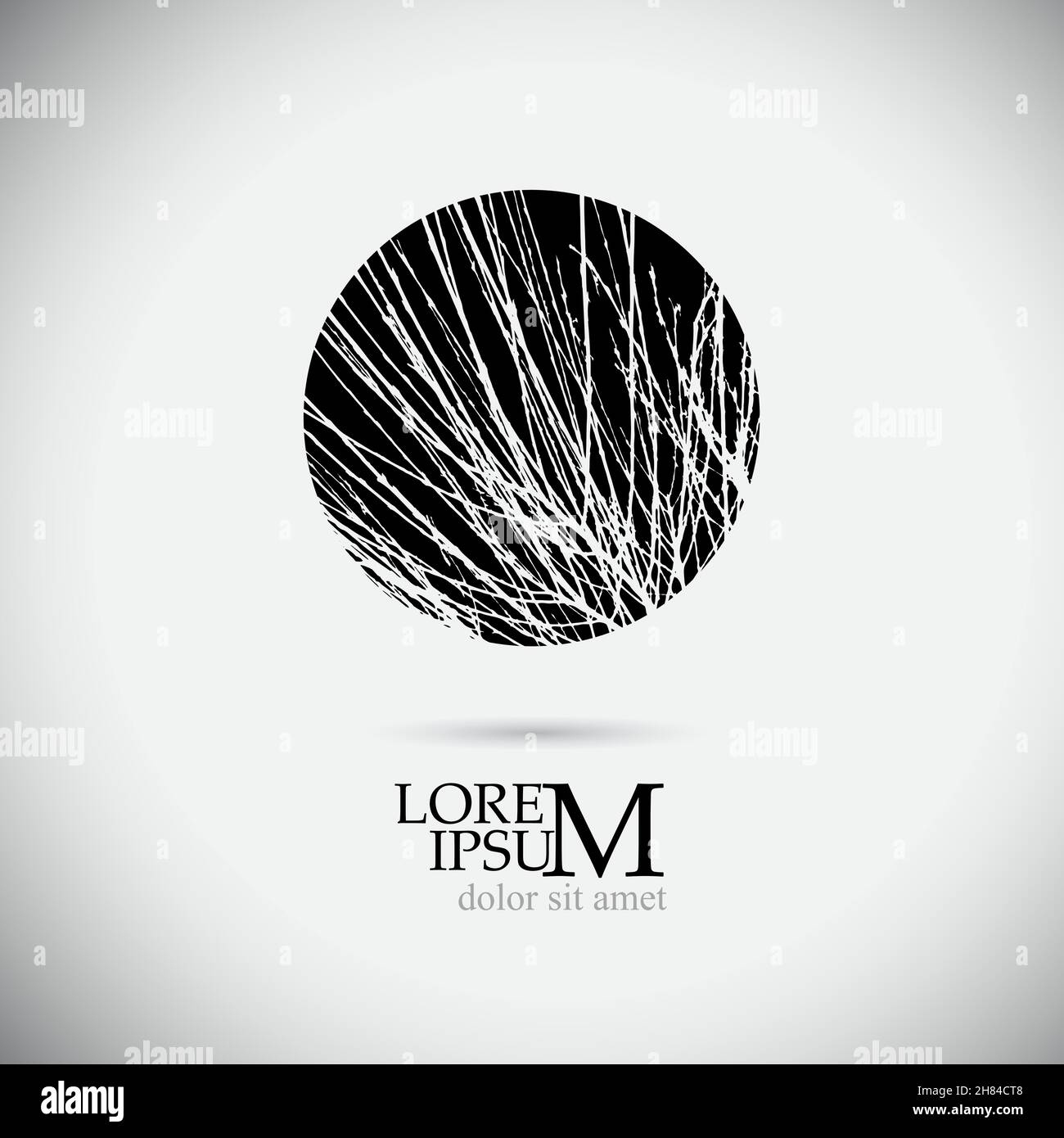 The logo of the branches of the tree circle. Vector illustration Stock ...
