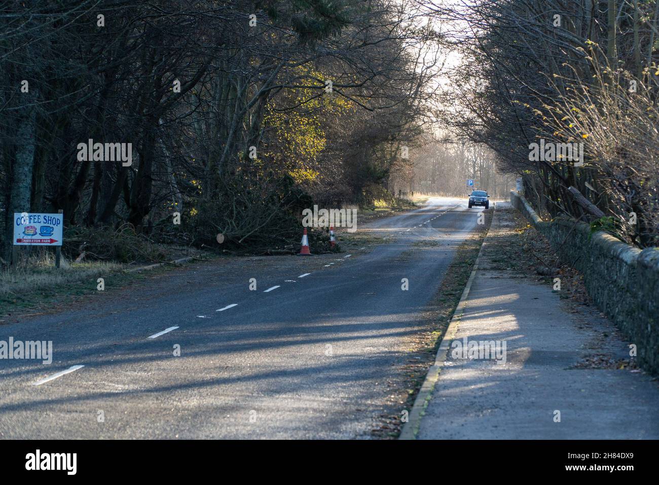 Montrose, Angus, Scotland, UK Weather 27th of Nov 2021: The aftermath ...